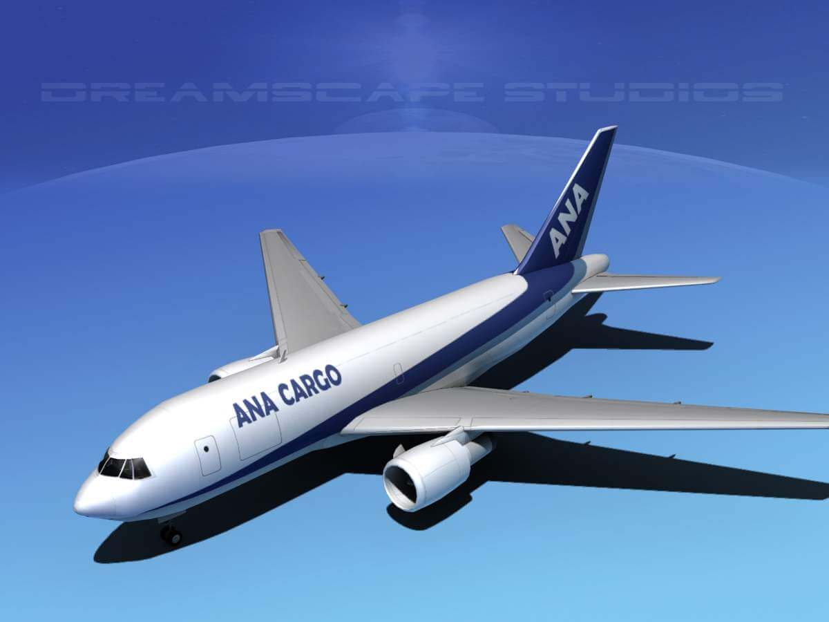 Boeing 767-100 ANA Cargo 3D Model by Dreamscape Studios