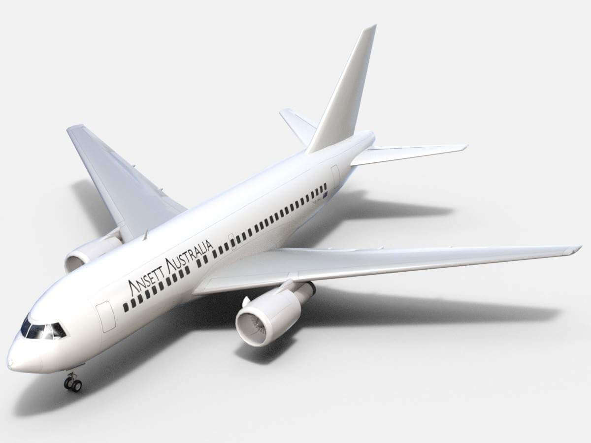 Boeing 767-100 Ansett - 3D Model by Dreamscape Studios