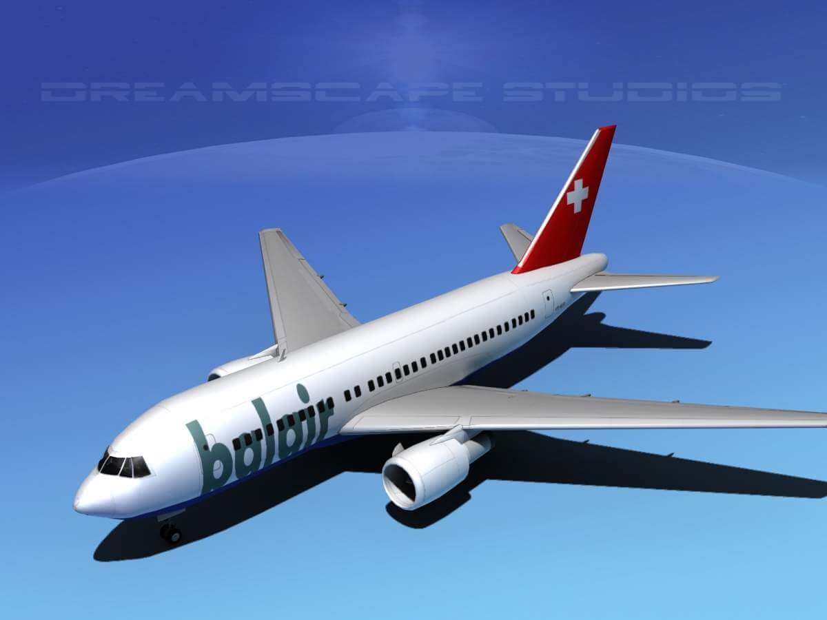 Boeing 767-100 Balair 3D Model by Dreamscape Studios