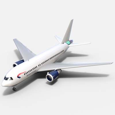 Boeing 767-100 British Airways 3D Model by Dreamscape Studios
