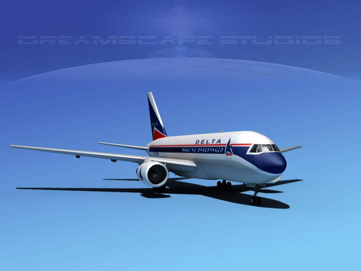 Boeing 767-100 Delta 3D Model by Dreamscape Studios