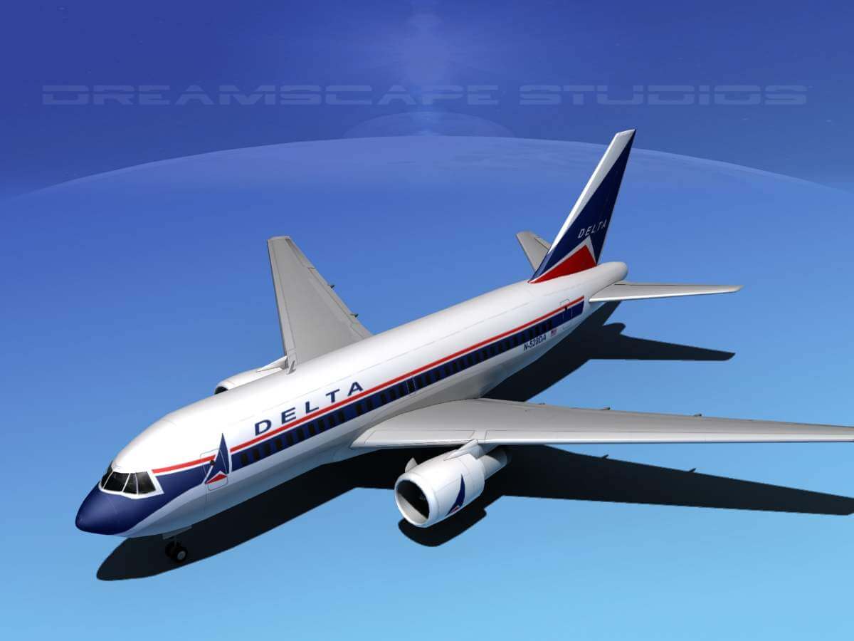 Boeing 767-100 Delta 3D Model by Dreamscape Studios