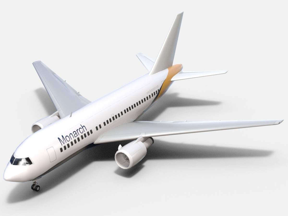 Boeing 767-100 Monarch - 3D Model by Dreamscape Studios
