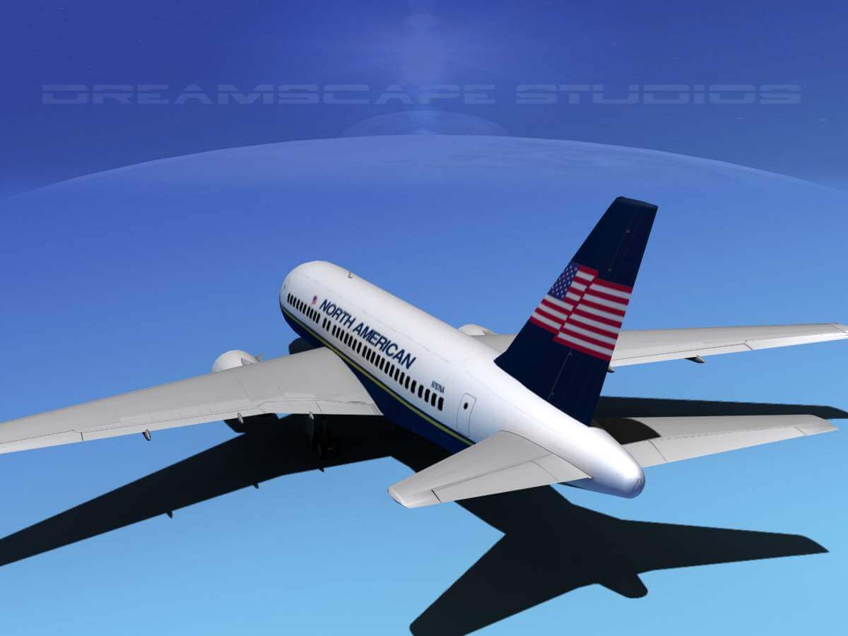 Boeing 767-100 North American 3D Model by Dreamscape Studios