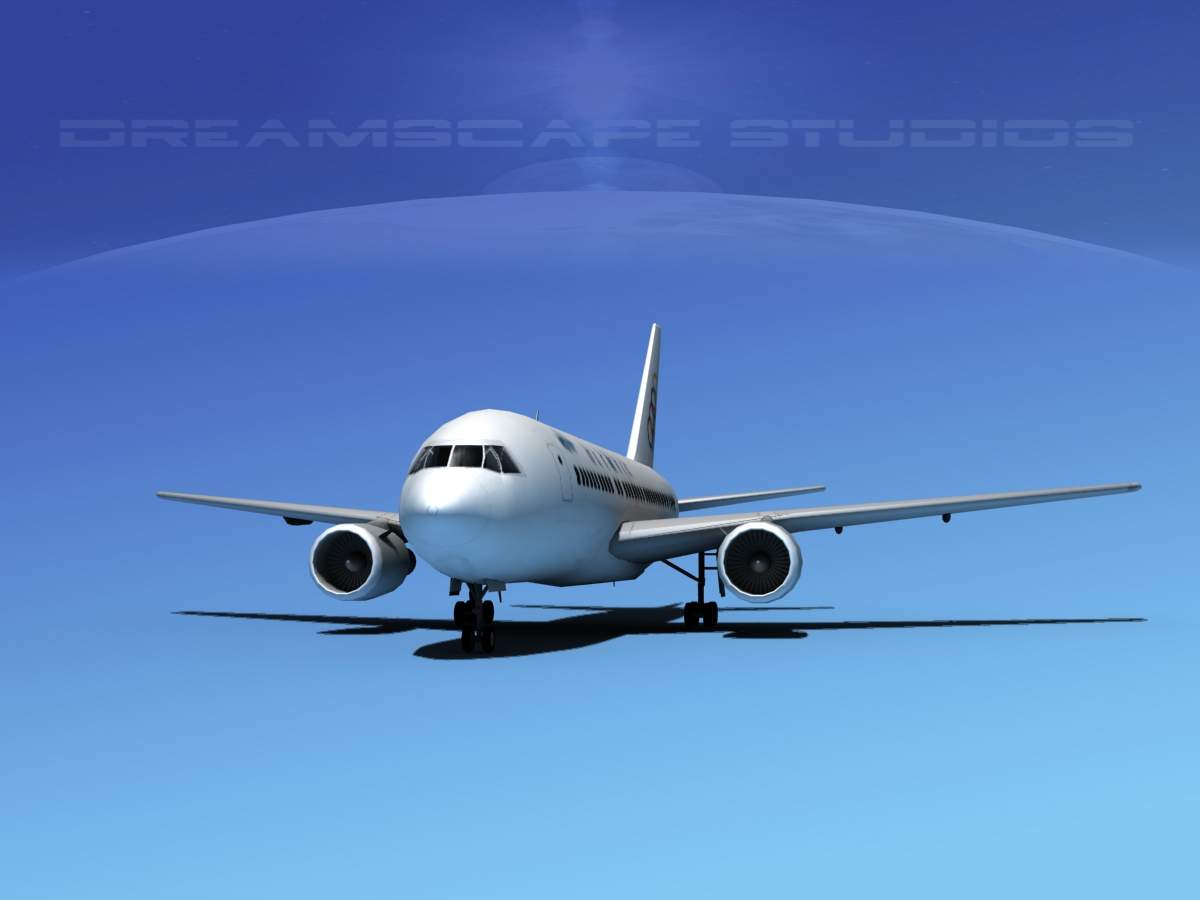 Boeing 767-100 Olympic 3D Model by Dreamscape Studios