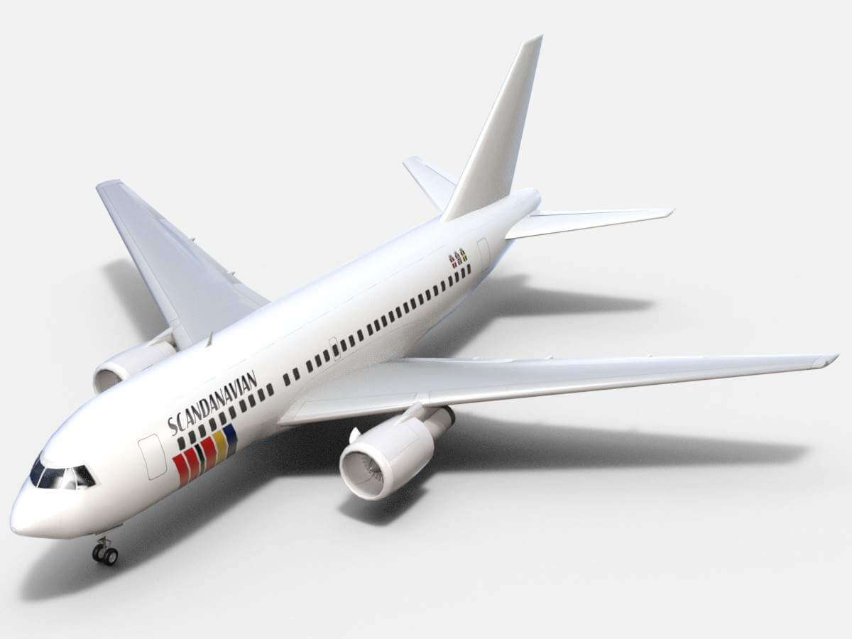 Boeing 767-100 SAS 3D Model by Dreamscape Studios