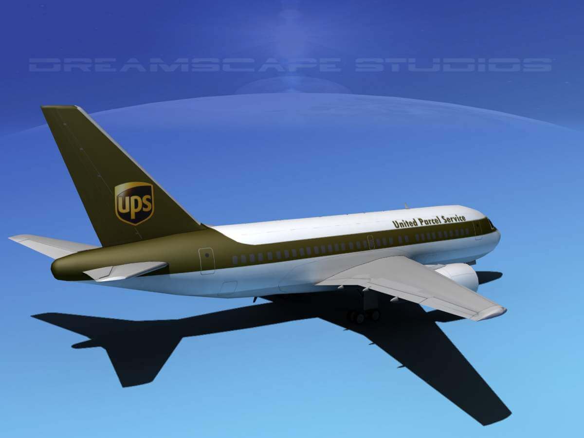 Boeing 767-100 UPS 3D Model by Dreamscape Studios