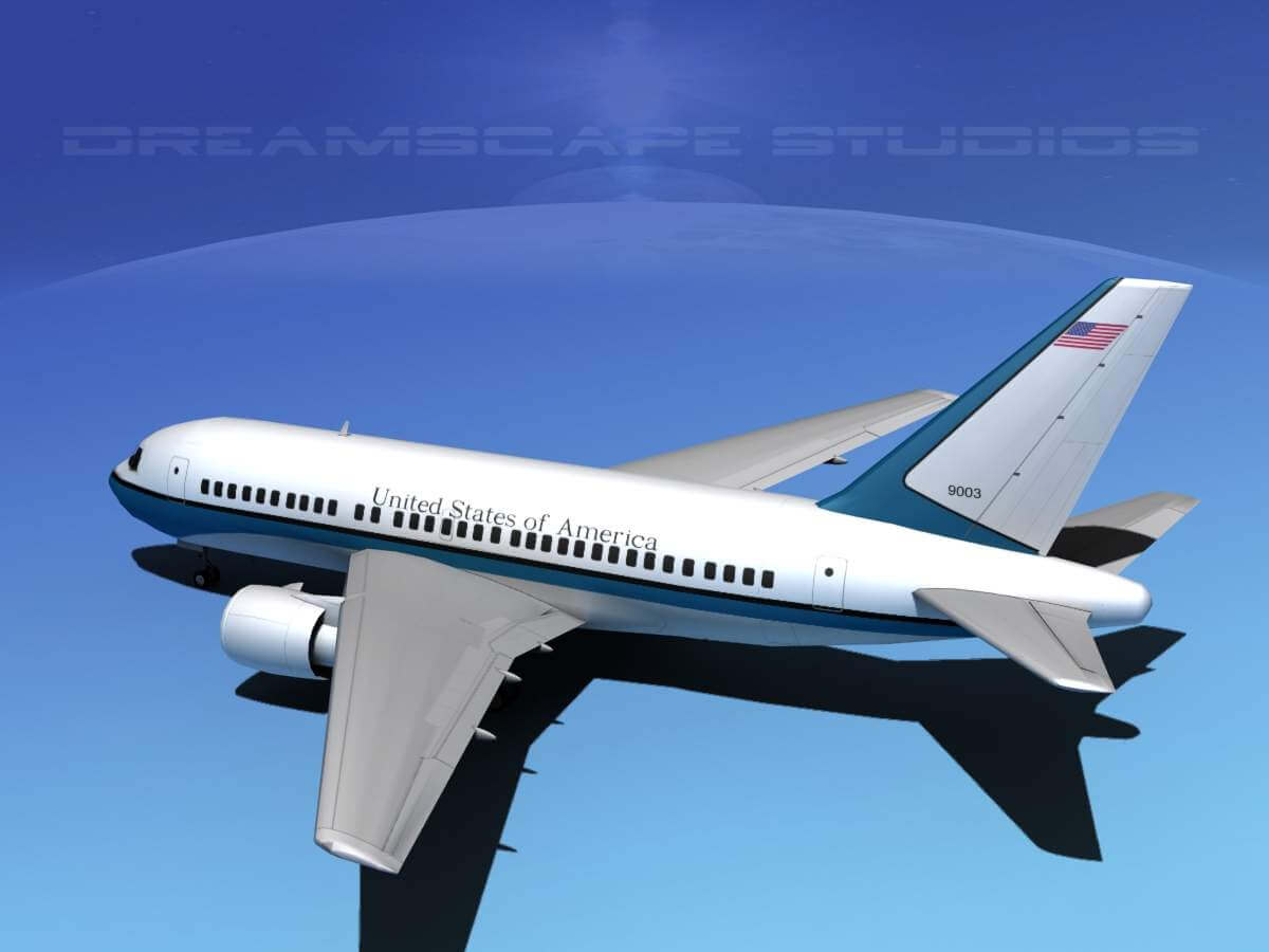 Boeing 767-100 US Government 3D Model by Dreamscape Studios