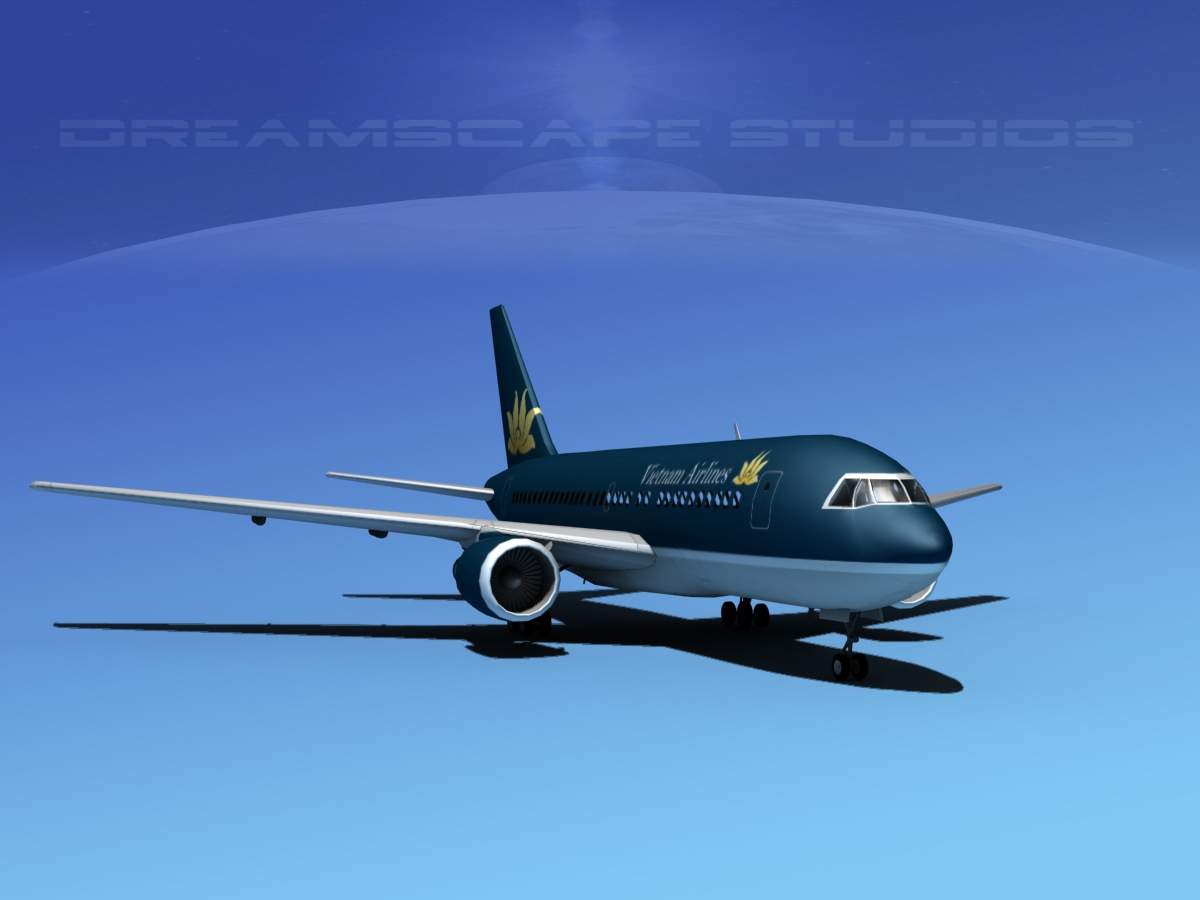 Boeing 767-100 Vietnam 3D Model by Dreamscape Studios