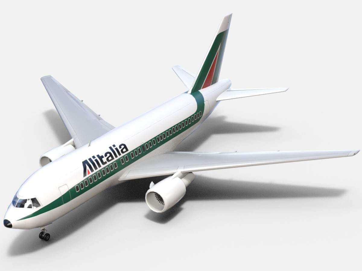 Boeing 767-200ER Alitalia 3D Model by Dreamscape Studios