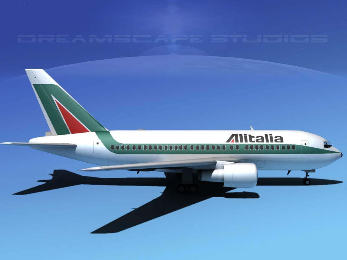 Boeing 767-200ER Alitalia 3D Model by Dreamscape Studios