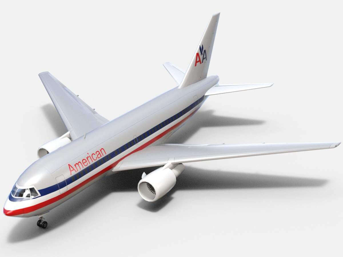 Boeing 767-200ER American - 3D Model by Dreamscape Studios