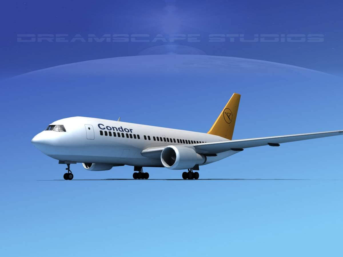 Boeing 767-200ER Condor 3D Model by Dreamscape Studios