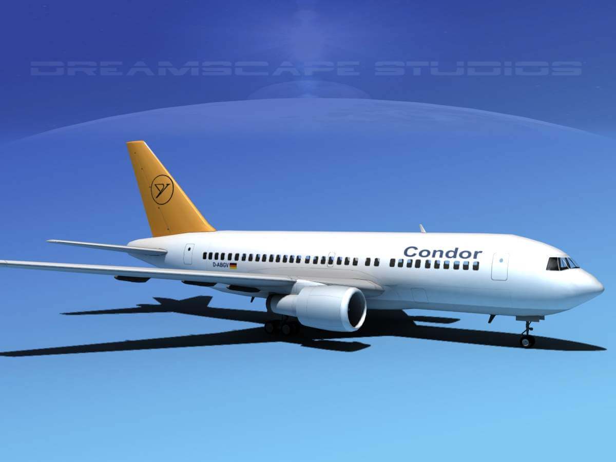 Boeing 767-200ER Condor 3D Model by Dreamscape Studios