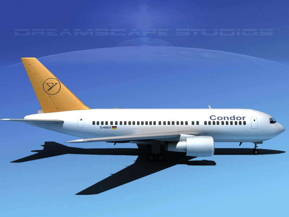 Boeing 767-200ER Condor 3D Model by Dreamscape Studios