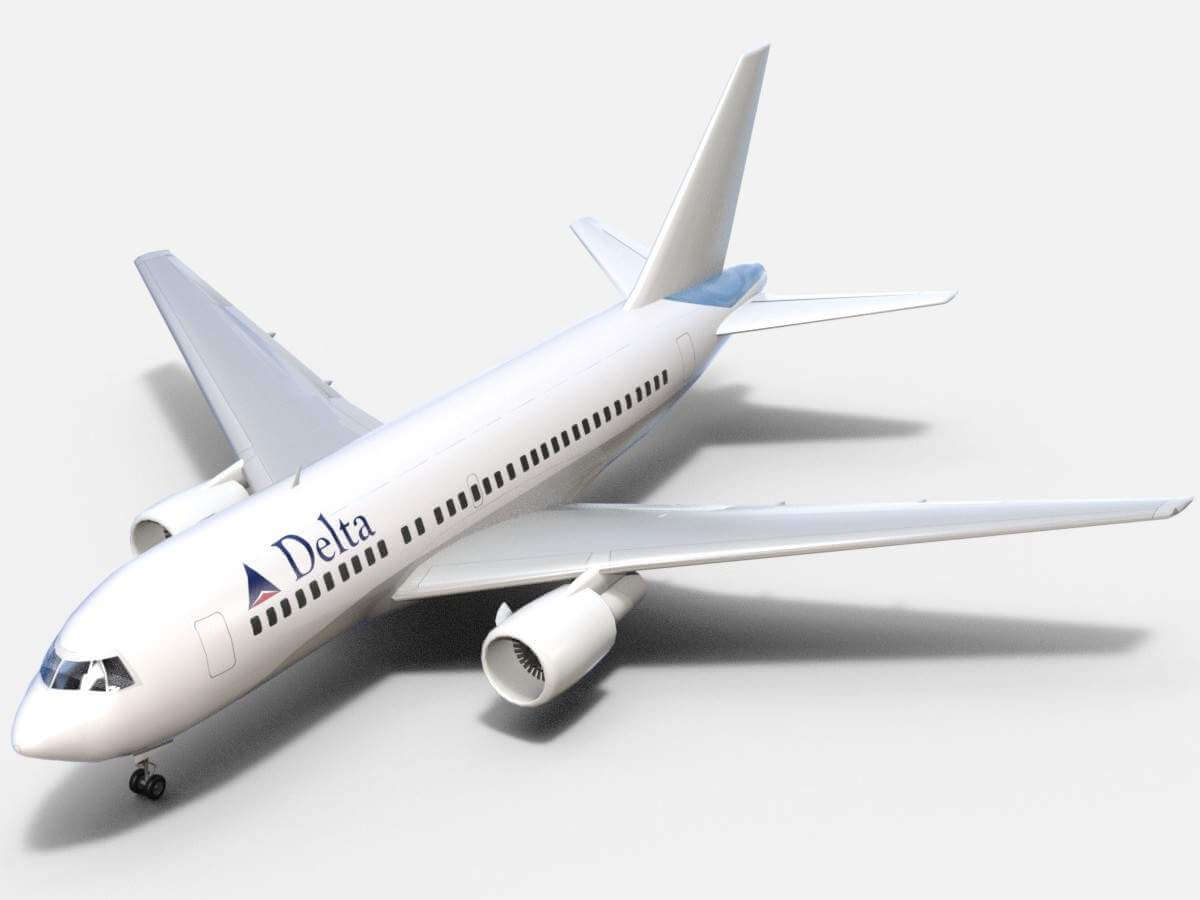 Boeing 767-200ER Delta 3D Model by Dreamscape Studios