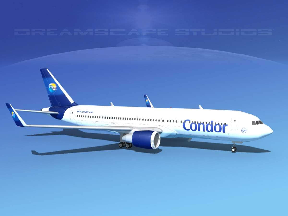 Boeing 767-300 Condor 3D Model by Dreamscape Studios