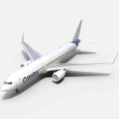 Boeing 767-300 Condor 3D Model by Dreamscape Studios