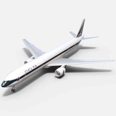 Boeing 777-300 Delta Airlines 3D Model by Dreamscape Studios