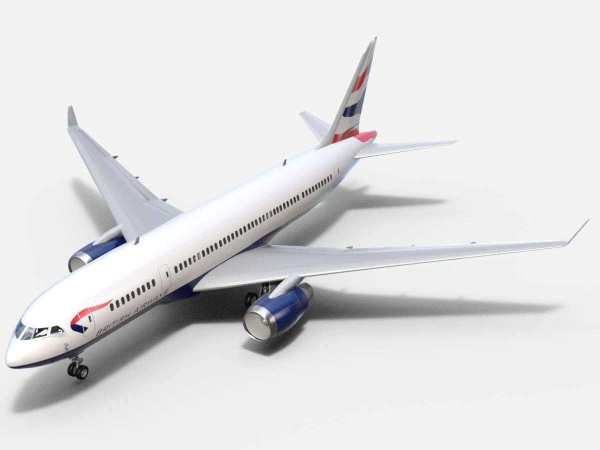 Boeing 787-8 British Airways 3D Model