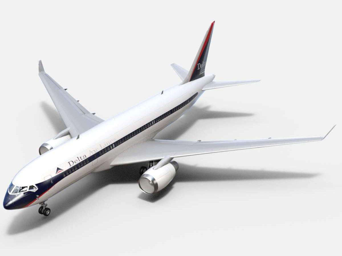 Boeing 787-8 Delta Airlines 3D Model by Dreamscape Studios