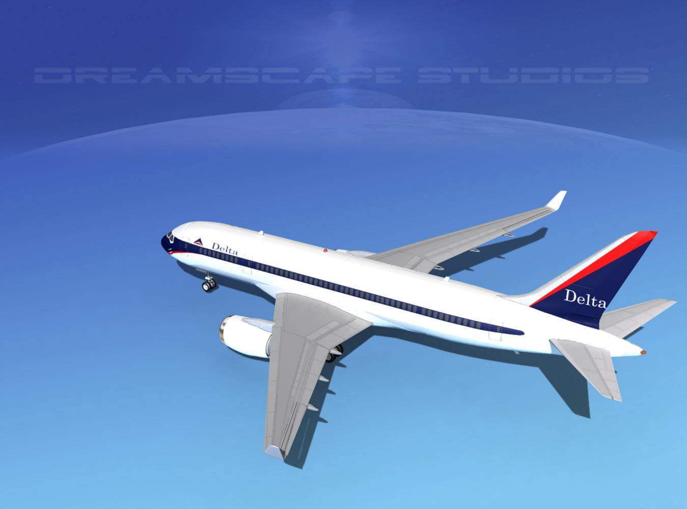 Boeing 787-8 Delta Airlines 3D Model by Dreamscape Studios