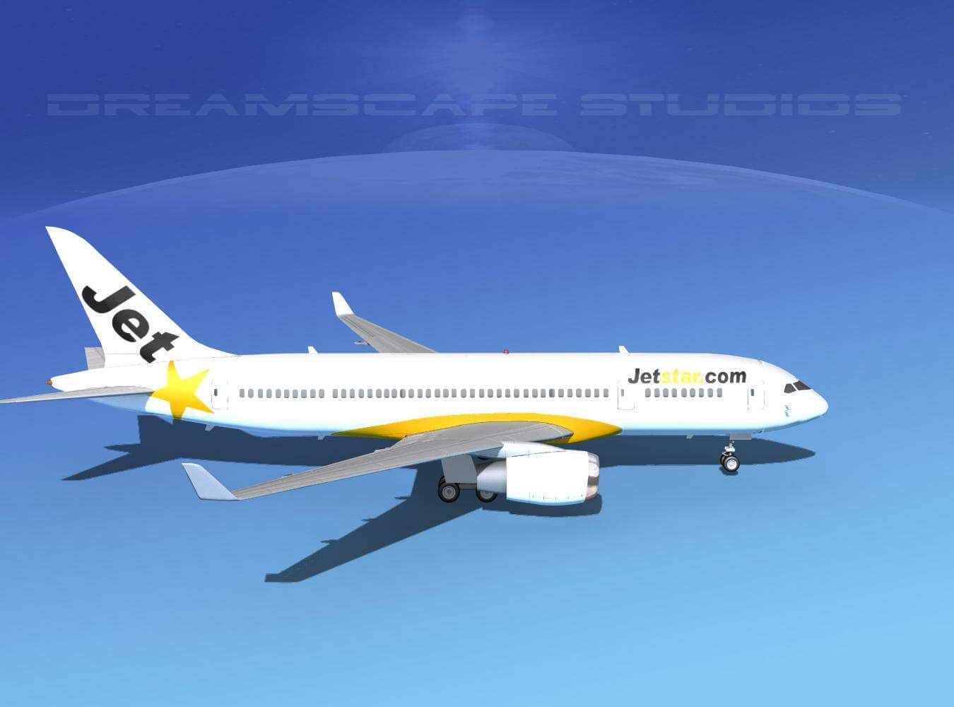 Boeing 787-8 Jetstar 3D Model by Dreamscape Studios