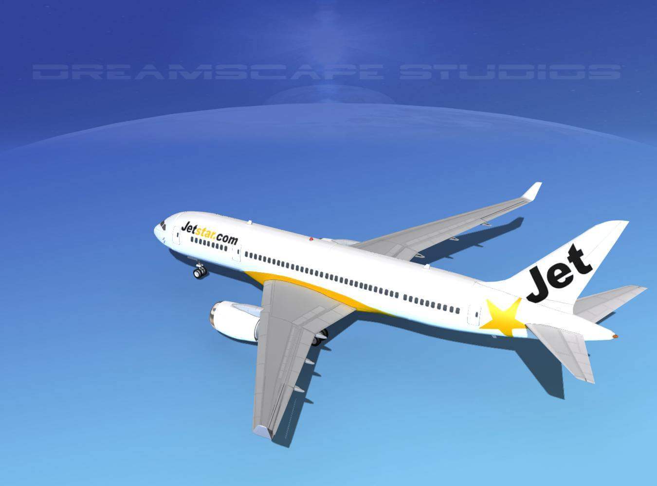 Boeing 787-8 Jetstar 3D Model by Dreamscape Studios