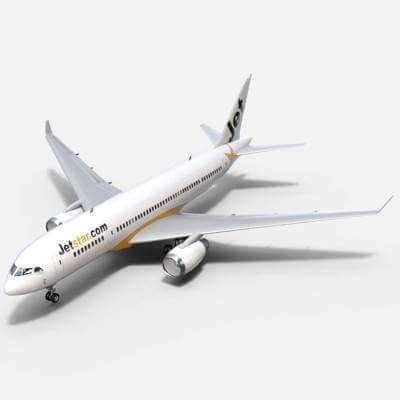 Boeing 787-8 Jetstar 3D Model by Dreamscape Studios