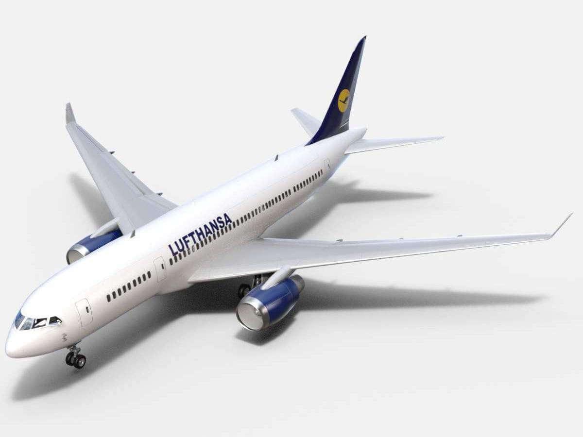 Boeing 787-8 Lufthansa 3D Model by Dreamscape Studios