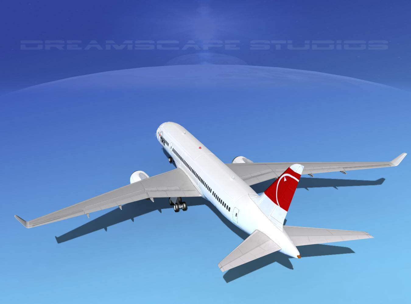 Boeing 787-8 Northwest Airlines 3D Model by Dreamscape Studios