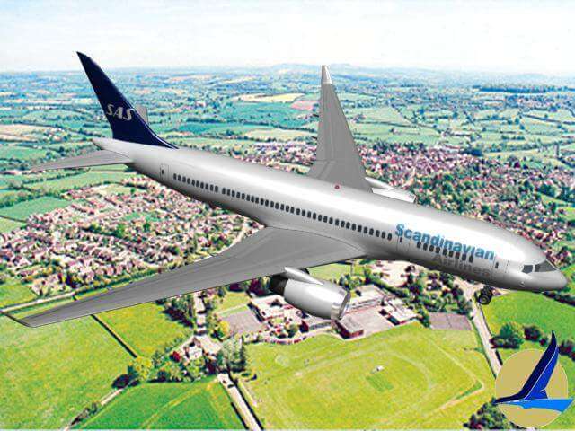 Boeing 787-8 SAS 3D Model by Dreamscape Studios