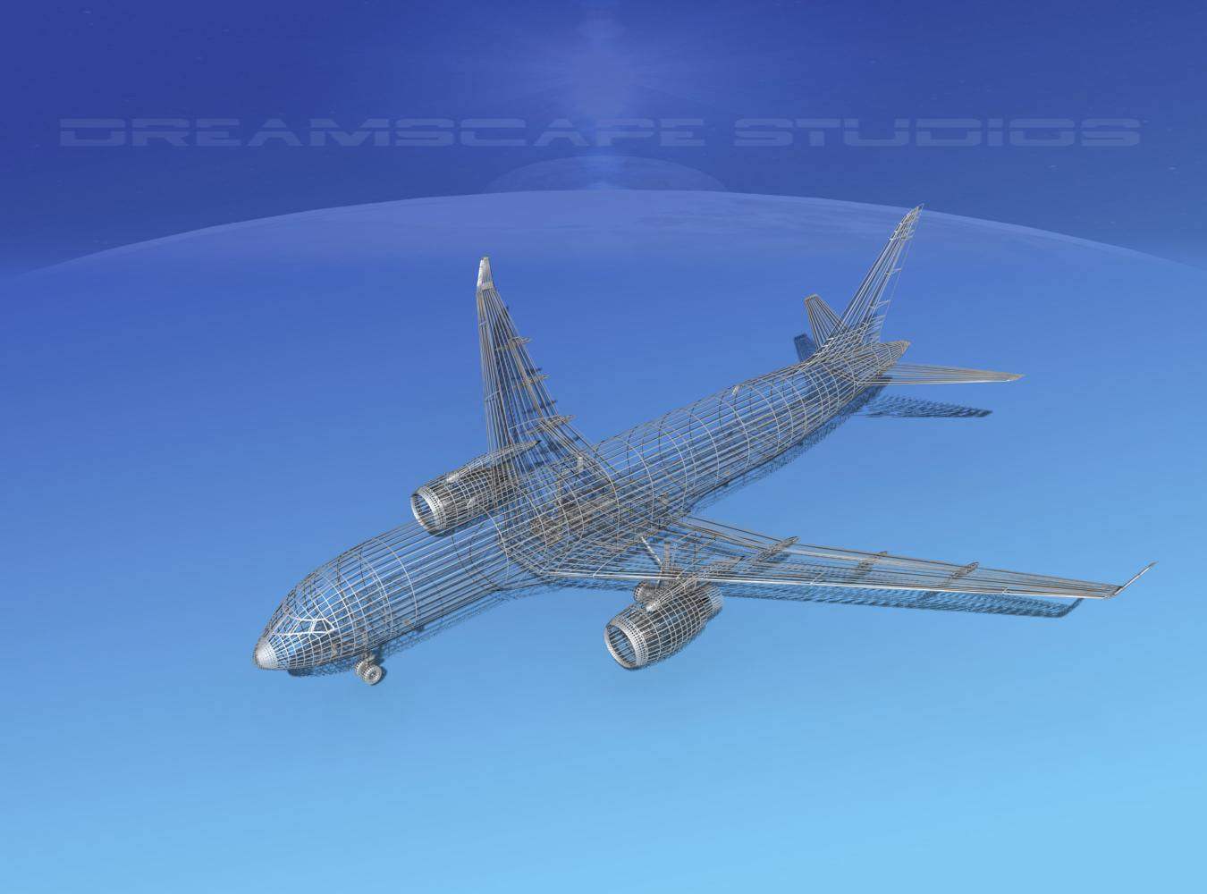 Boeing 787-8 Tour America 3D Model by Dreamscape Studios