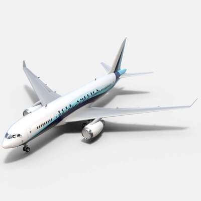 Boeing 787-8 Tour America 3D Model by Dreamscape Studios