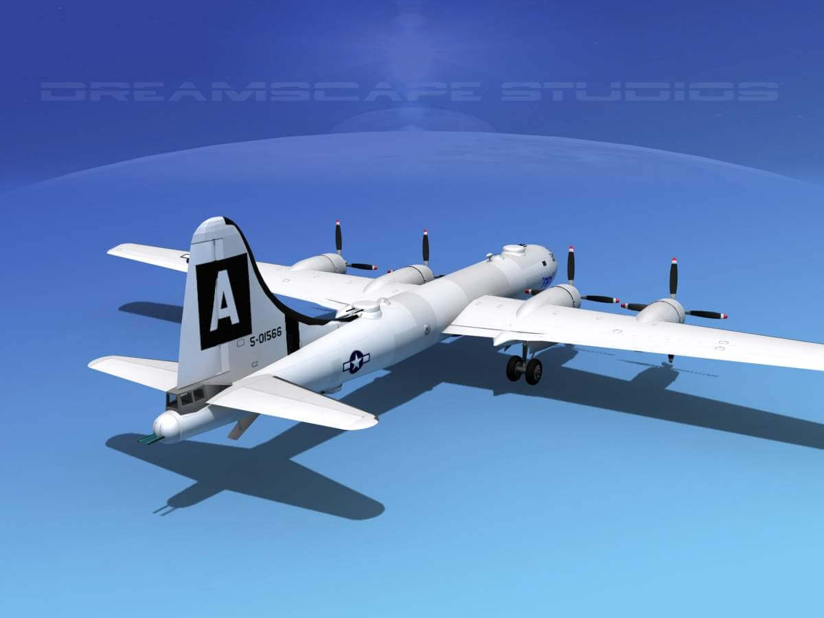 Boeing B-29 Superfortress FiFi 3D Model by Dreamscape Studios