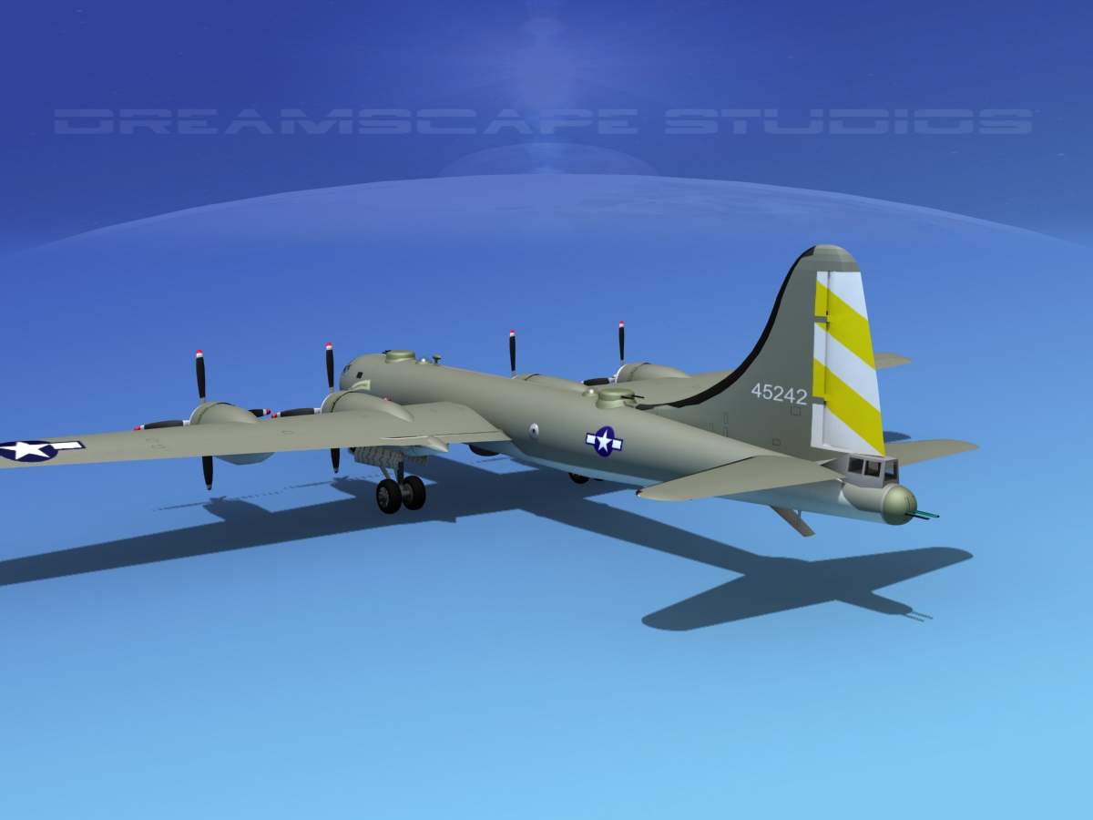 Boeing B-29 Superfortress 3D Model by Dreamscape Studios