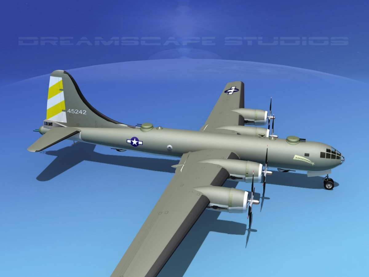 Boeing B-29 Superfortress 3D Model by Dreamscape Studios