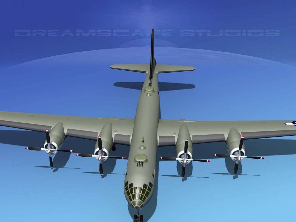 Boeing B-29 Superfortress 3D Model by Dreamscape Studios