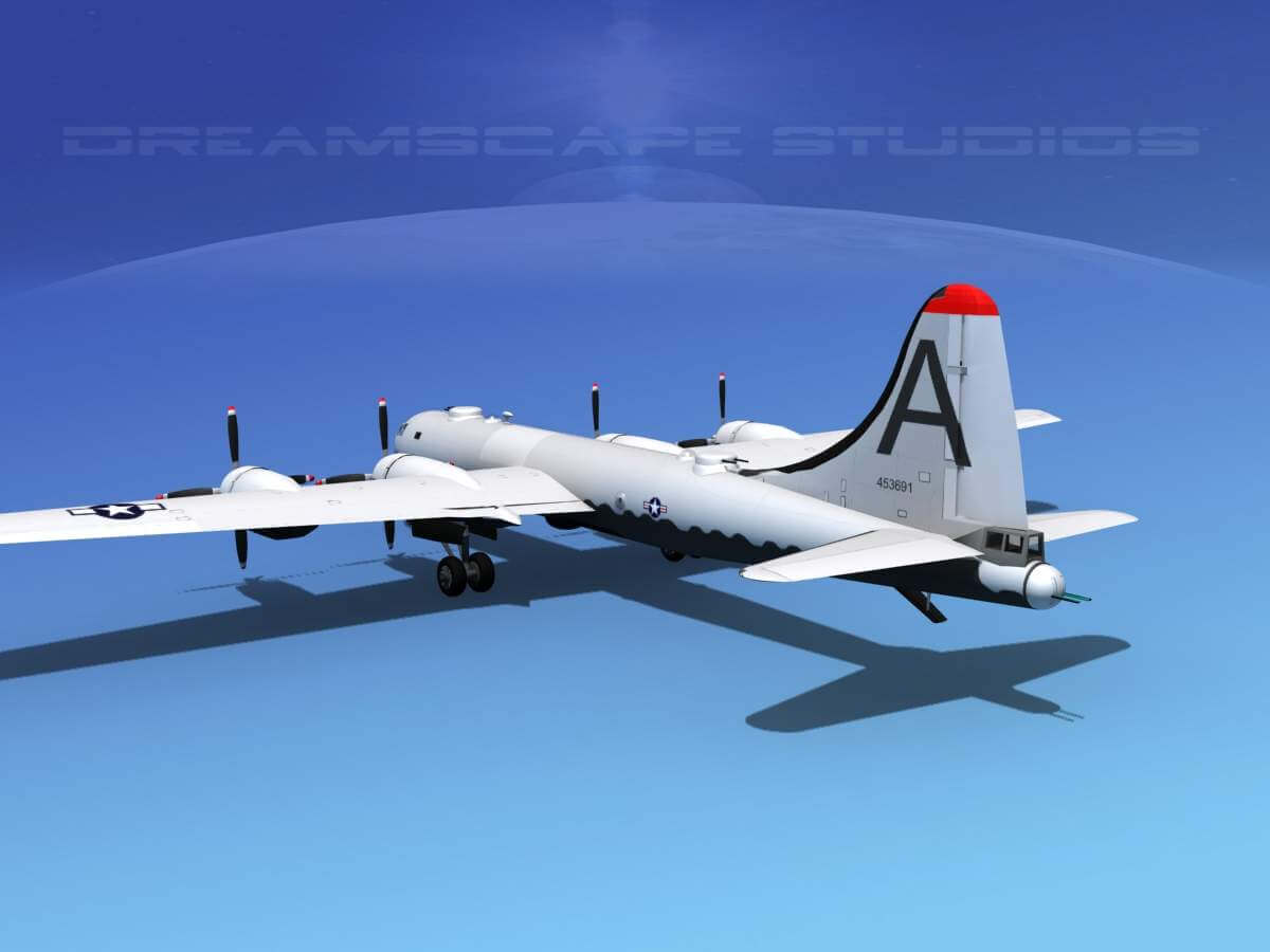 Boeing B-29 Superfortress 3D Model by Dreamscape Studios