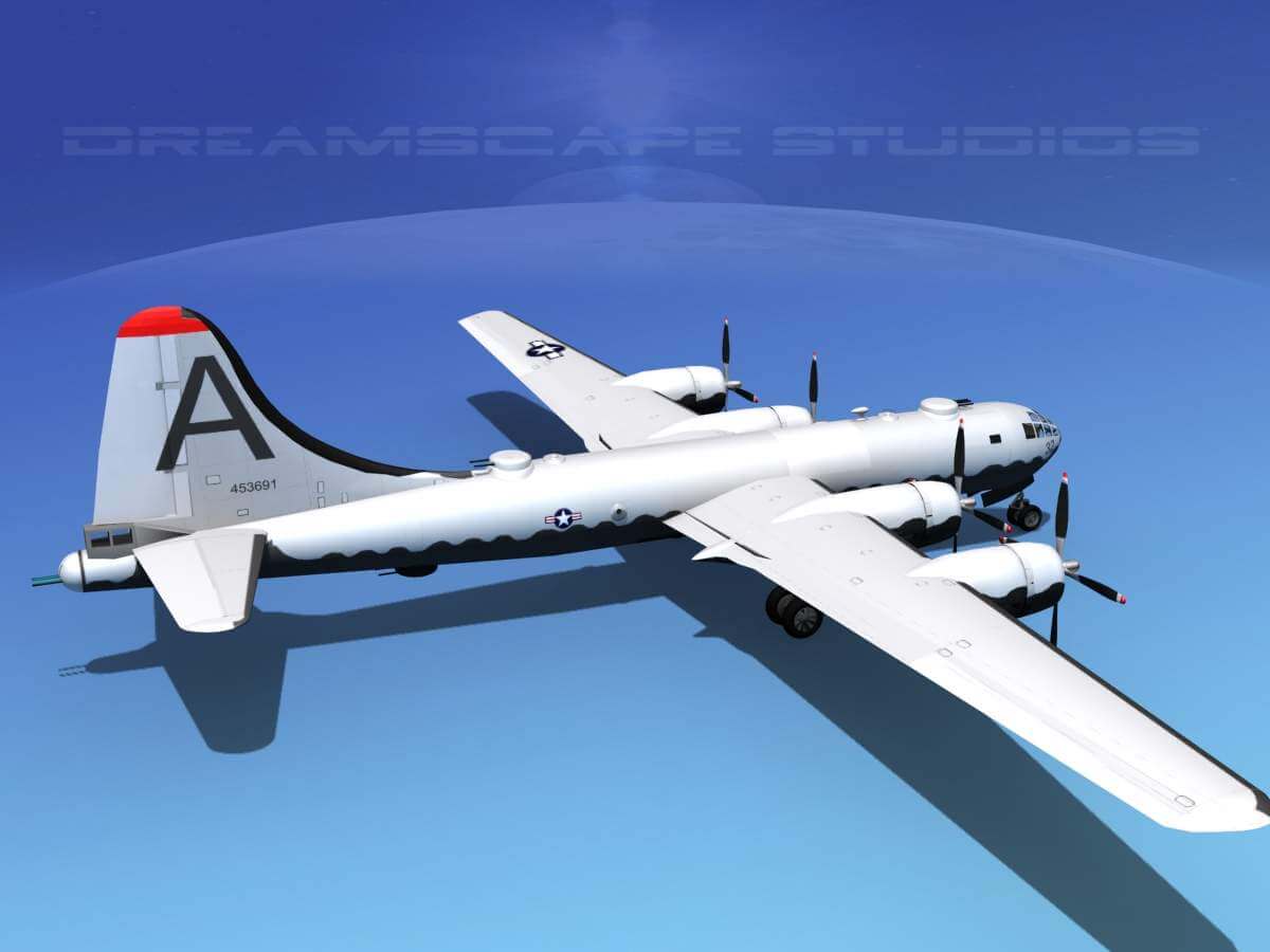 Boeing B-29 Superfortress 3D Model by Dreamscape Studios