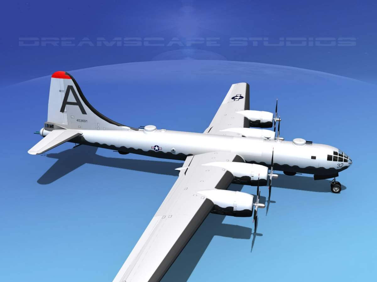 Boeing B-29 Superfortress 3D Model by Dreamscape Studios