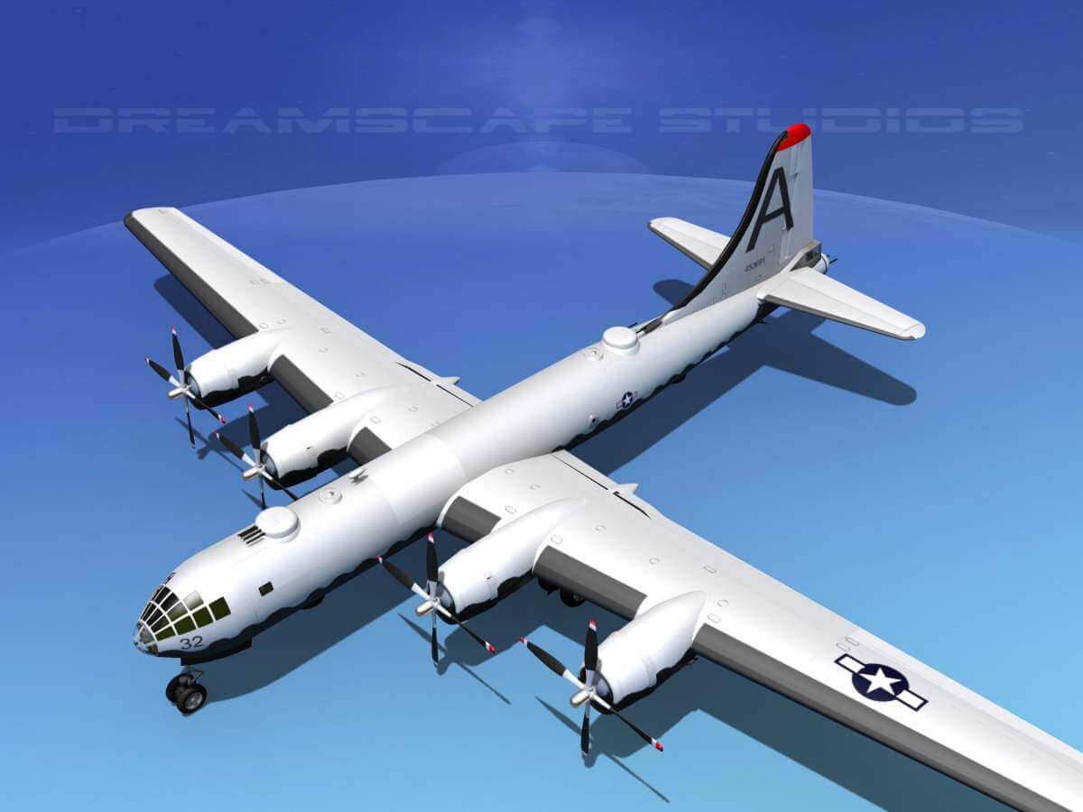 Boeing B-29 Superfortress 3D Model by Dreamscape Studios
