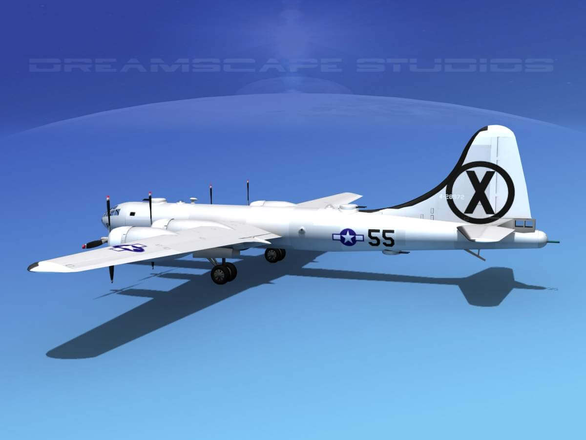 Boeing B-29 Superfortress 3D Model by Dreamscape Studios