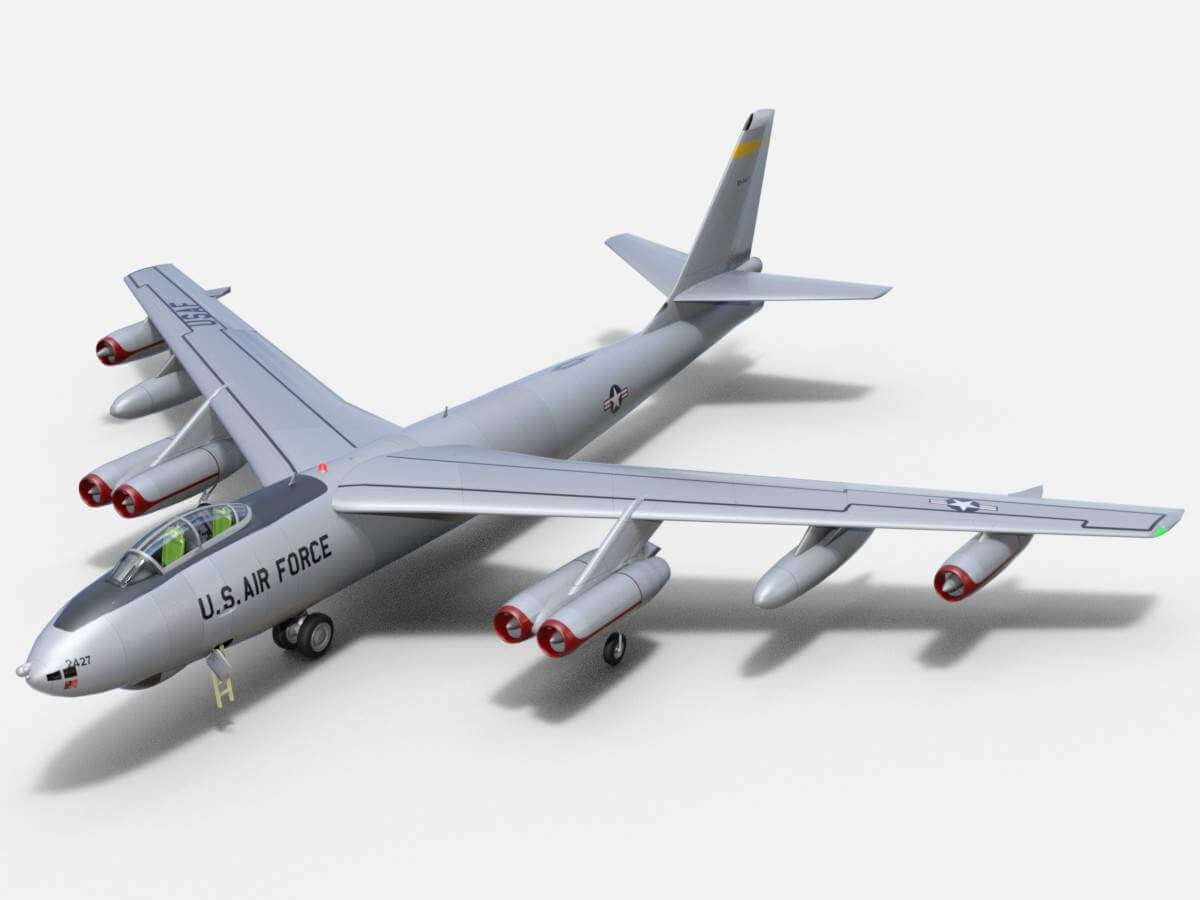 Boeing B-47B Stratojet 3D Model by Dreamscape Studios