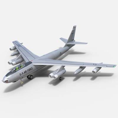 Boeing B-47B Stratojet 3D Model by Dreamscape Studios