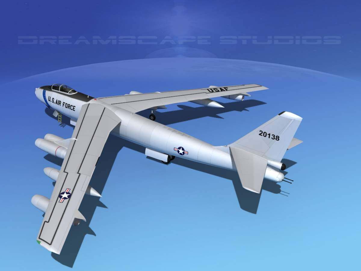 Boeing B-47E Stratojet 3D Model by Dreamscape Studios