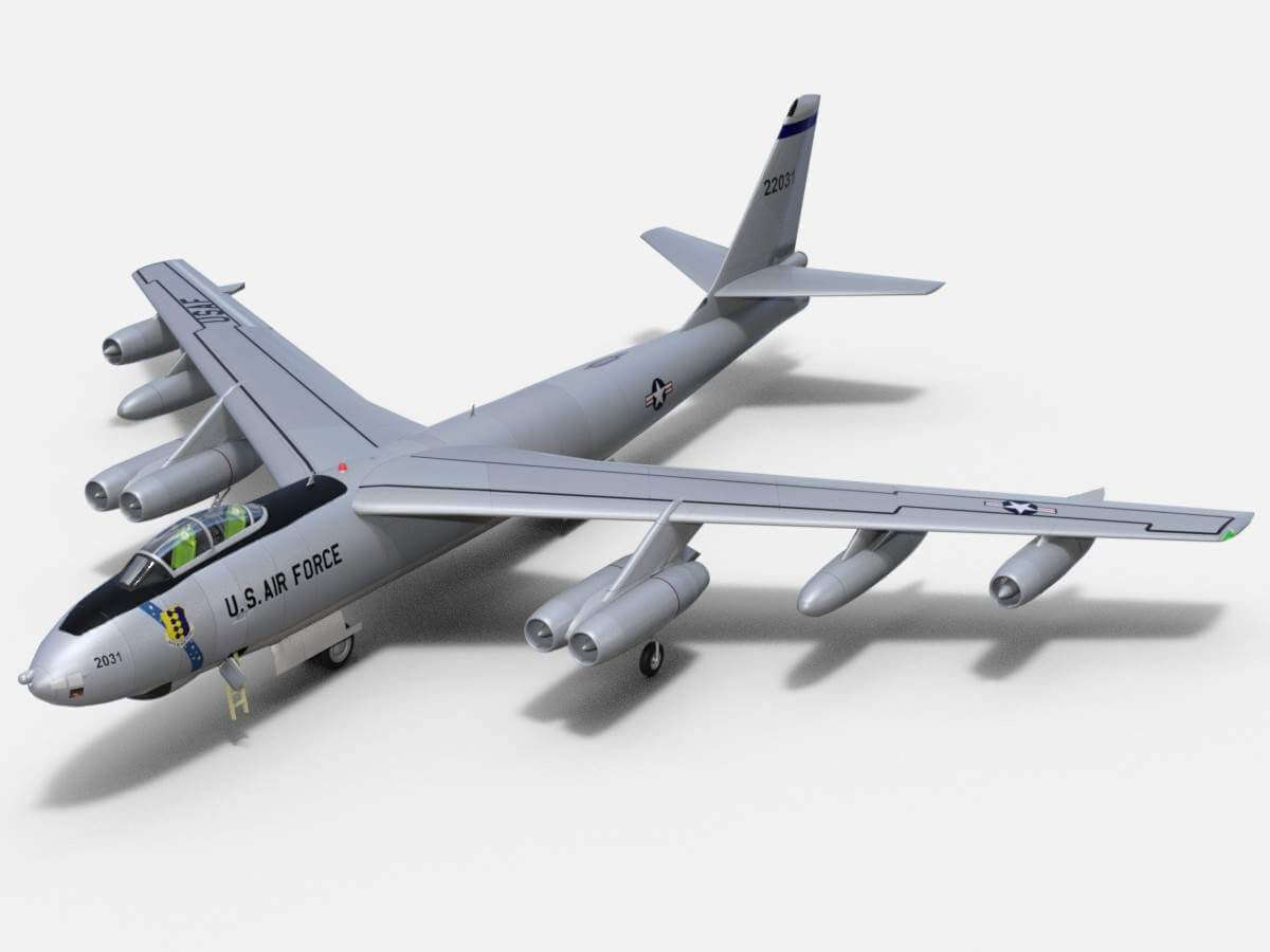 Boeing B-47E Stratojet 3D Model by Dreamscape Studios
