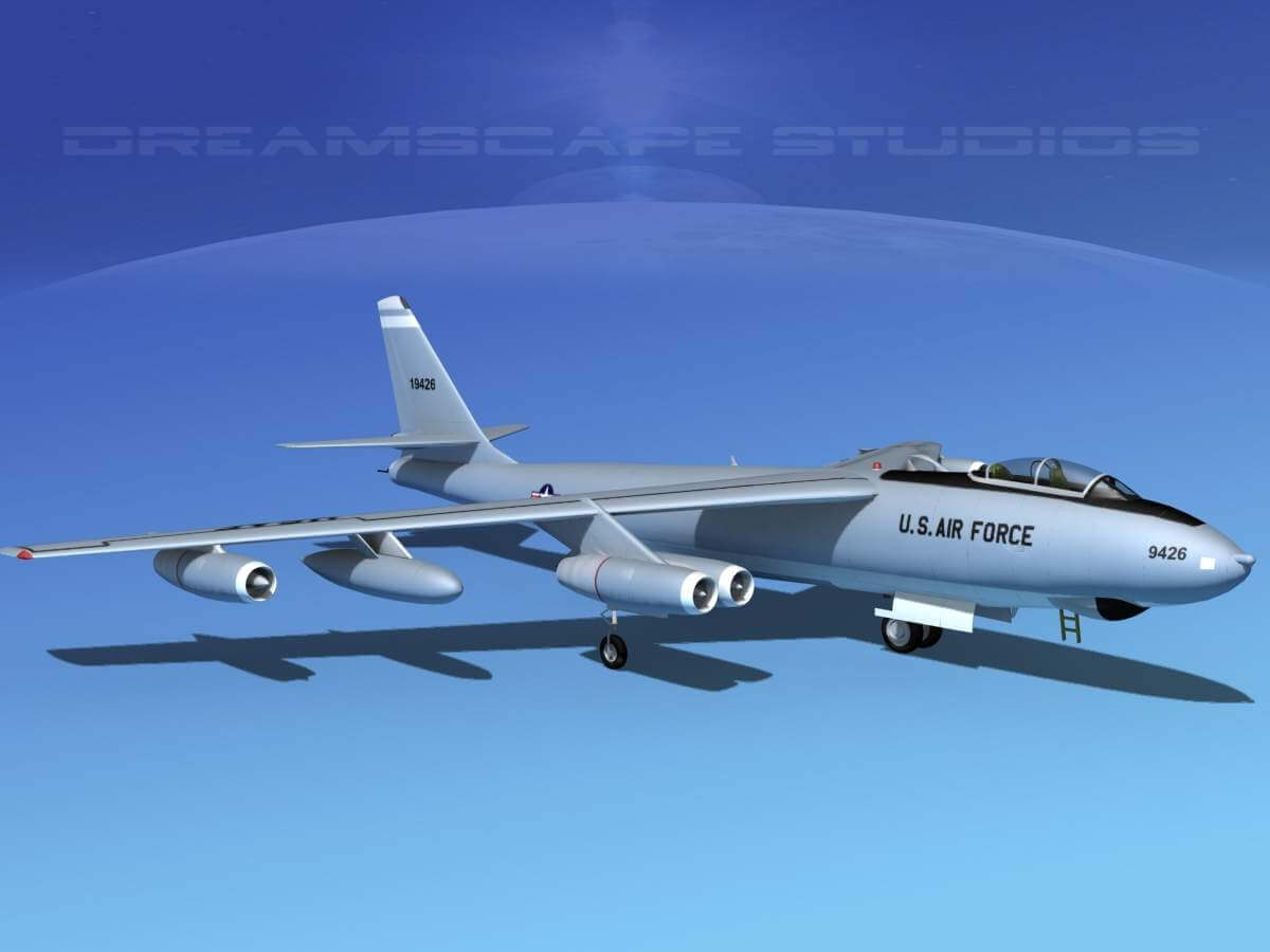 Boeing B-47E Stratojet 3D Model by Dreamscape Studios