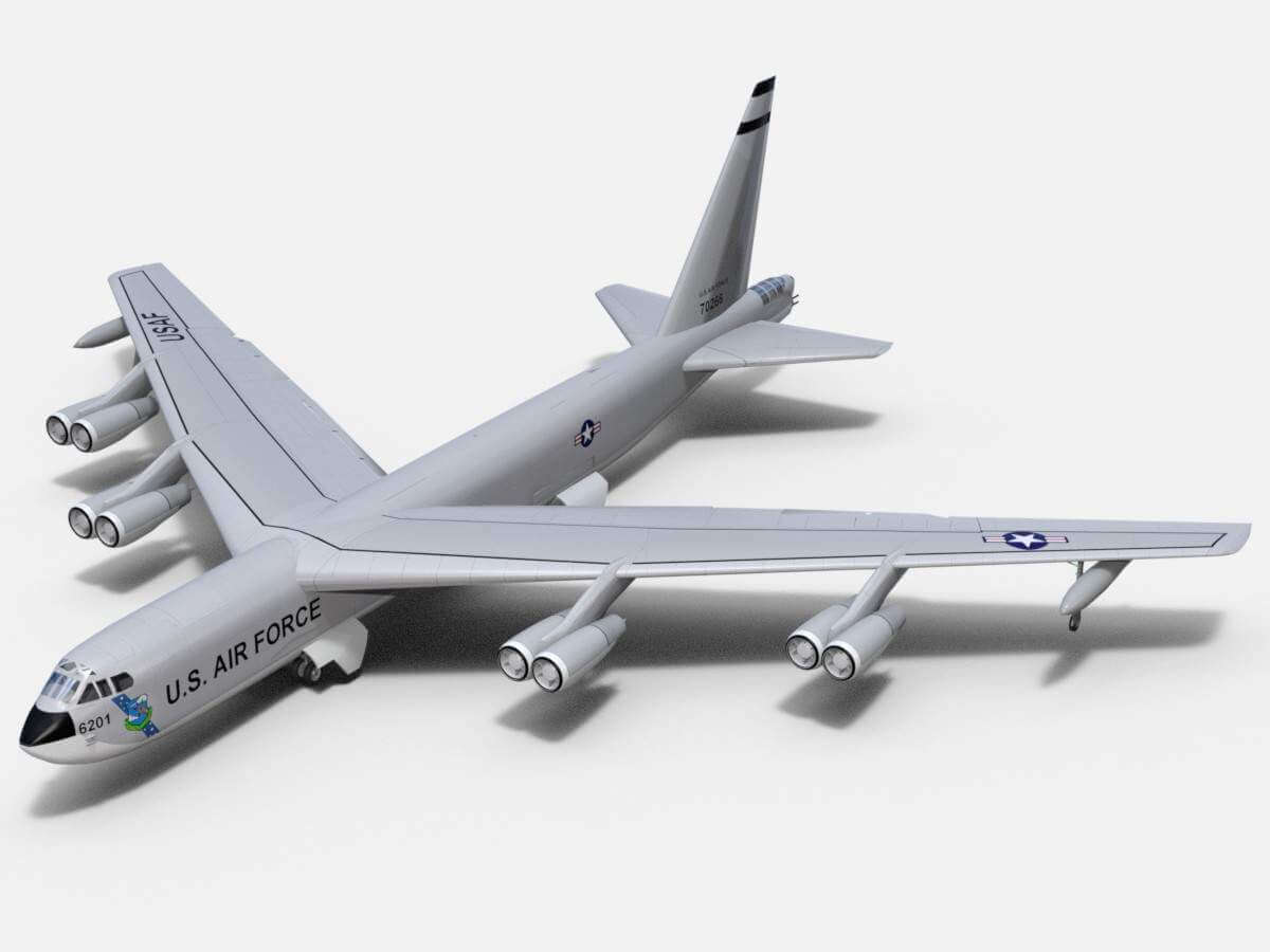 Boeing B-52 C Stratofortress 3D Model by Dreamscape Studios