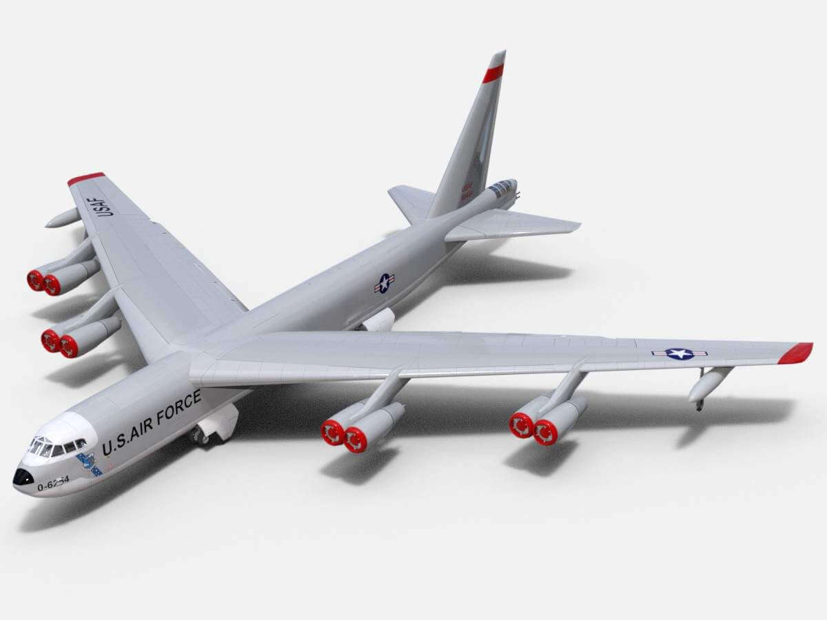 Boeing B-52D Stratofortress 3D Model by Dreamscape Studios